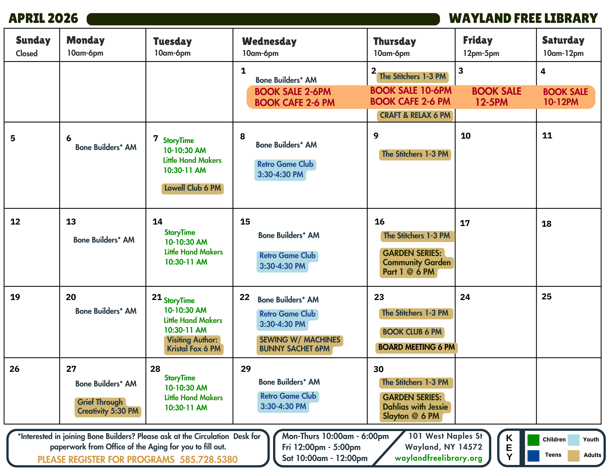 Wayland Free Library – Excite – Explore – Engage